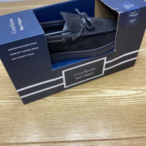 Club Room | Shoes | Mens Slip On Slippers Faux Suede Club Room Size ...